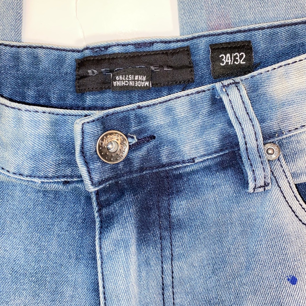 Decibel Paint Splash Denim Jeans - Gem